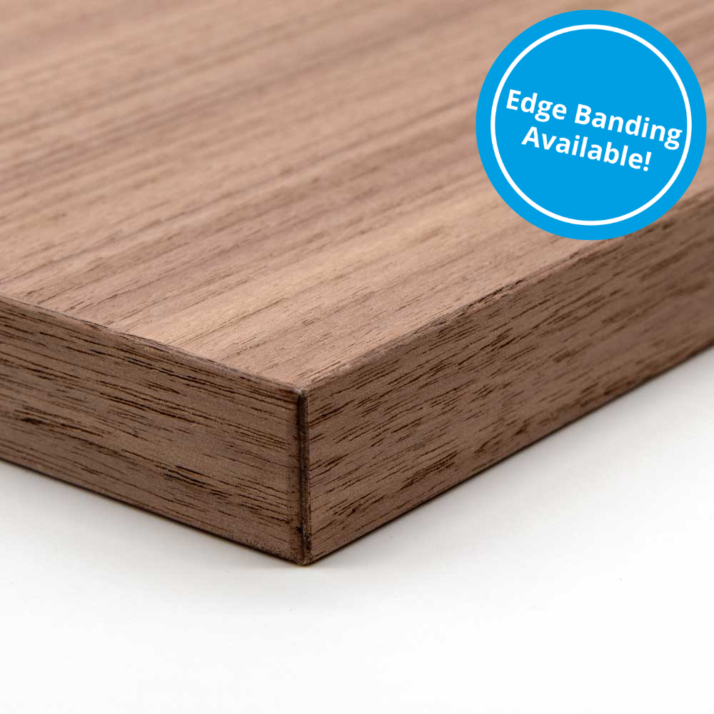 Walnut Veneered MDF Sheets Cut to Size | Cut My