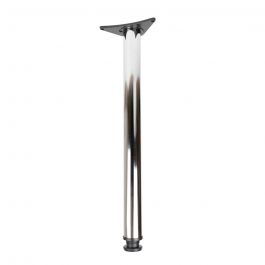 710cm Chrome Tubular Table Leg - Single | Cut My