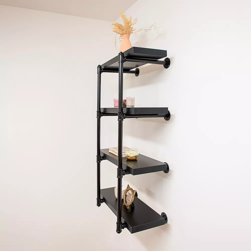 Industrial Pipe Shelving Altro 3/4" Pipe Shelf Kit With Forwards