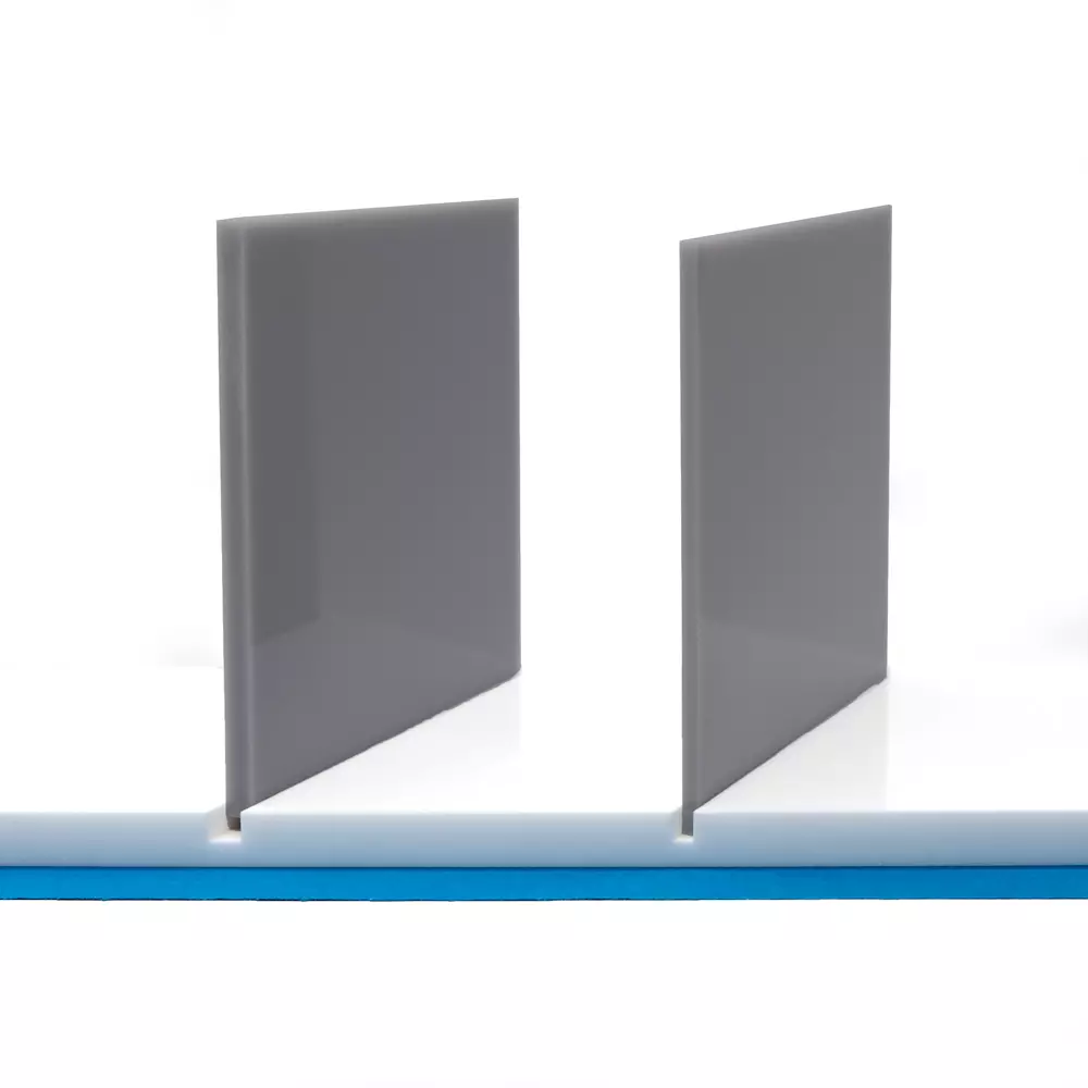 2074 Cast Acrylic Sheet 1/16, Custom Size Gray Plastic Sheet 1/16 ...