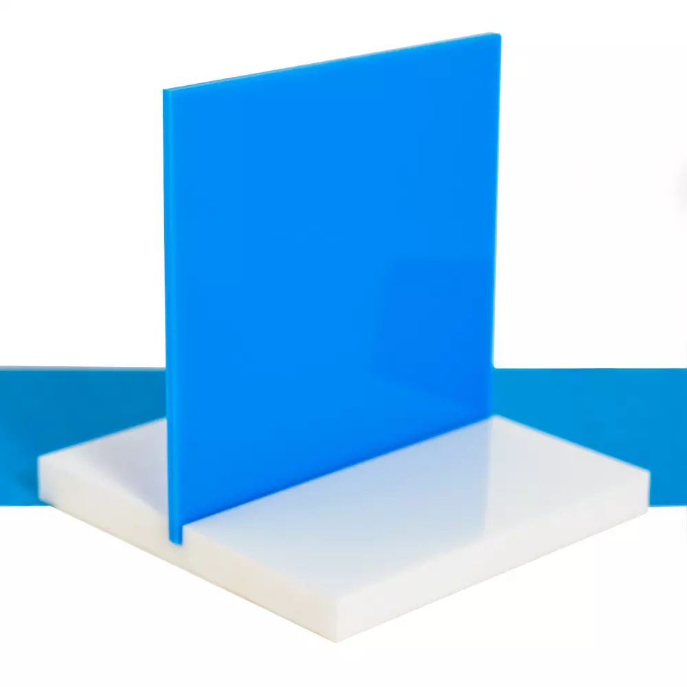 Transparent Blue Acrylic Sheet