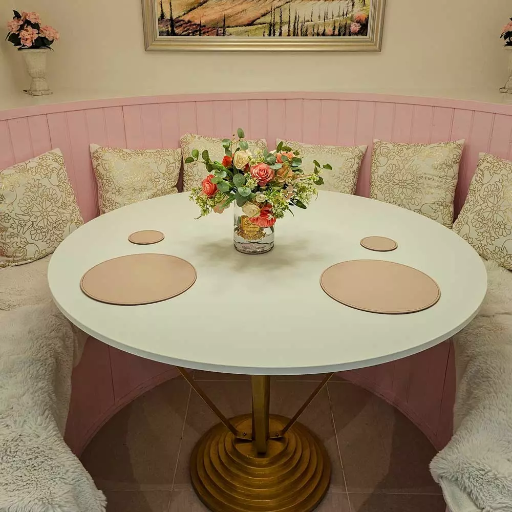 Round Table Toppers For 6 Round Table Cloth For 6 Ft Table | Barny Lee