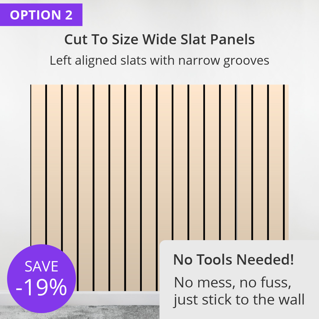 Slat Wall Panels | Cut to Size Wood Slat Panelling | Cut My